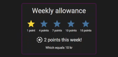 Gamify the weekly allowance based on household chores | The awesome garage
